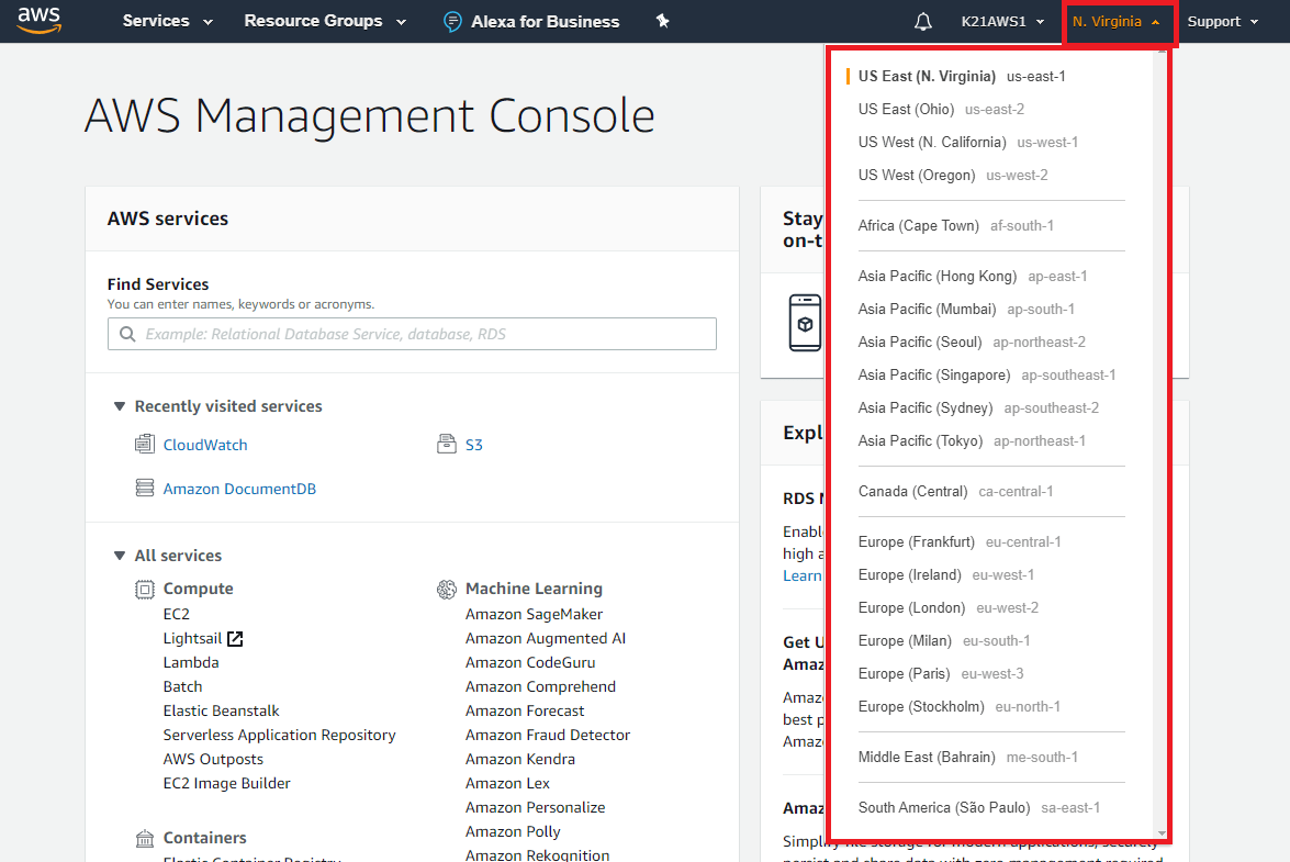 AWS Management Console Walkthrough - Cloud Training Program AWS Management Console Walkthrough - Cloud Training Program